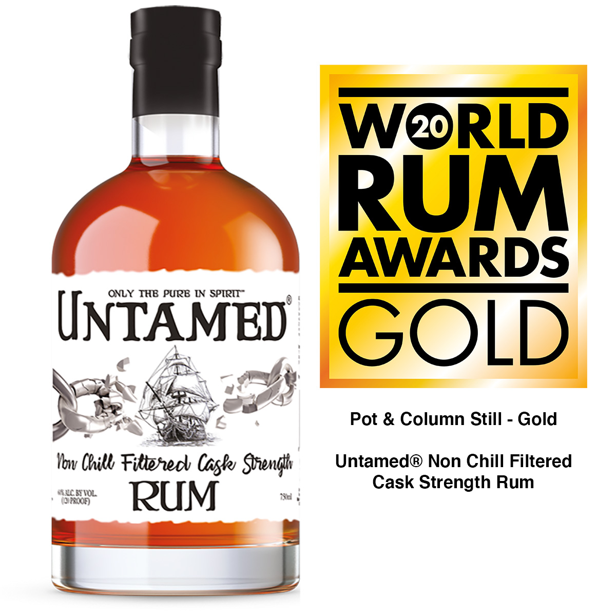 RECENTLY INTRODUCED UNTAMED® RUM WINS GOLD AT THE WORLD RUM AWARDS 2020 ...